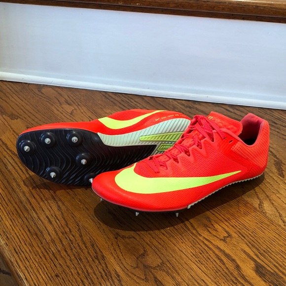 Nike | Shoes | Nike Zoom Rival Sprint Crimson Hyper Orange Lime Track ...